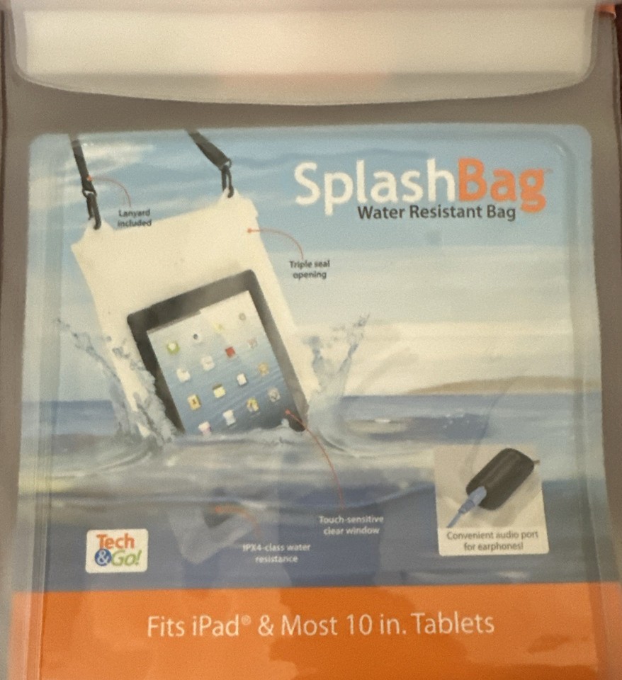 SPLASH BAG Water Resistant Bag Smart Phones Tablets Wallet, etc w ...