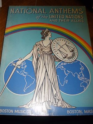 National Anthems of the United Nations and their Allies 1943 (M4) | eBay