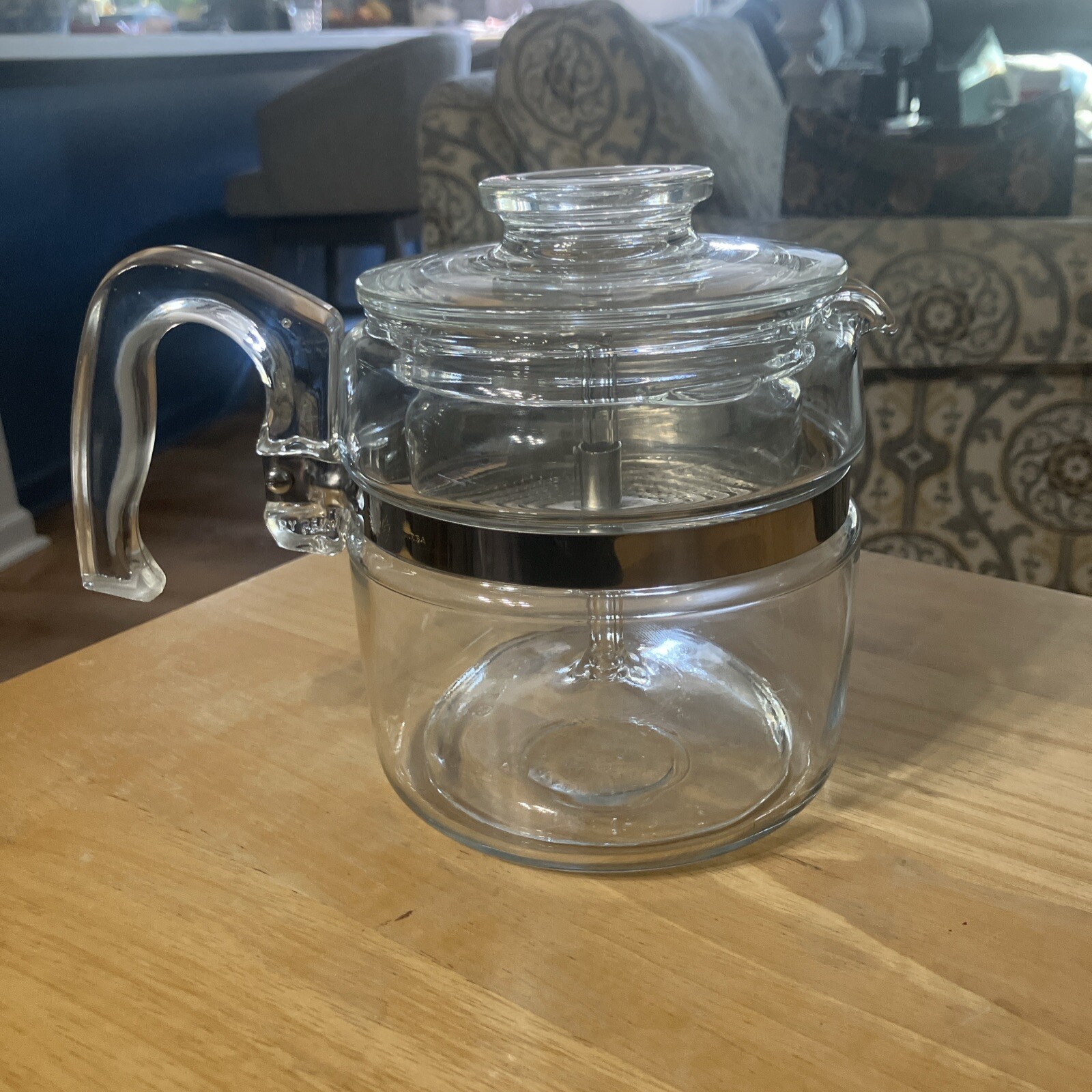 Vintage Pyrex Flameware 7754-B Glass Percolator Coffee Pot 4 Cup ...