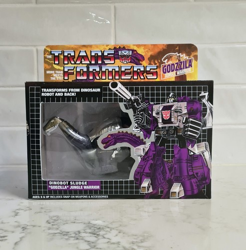 TRANSFORMERS G1 Dinobot SLUDGE "GODZILLA" Custom Toy figure in Custom ...