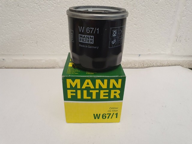 W67/1 MANN HUMMEL OIL FILTER for sale online | eBay