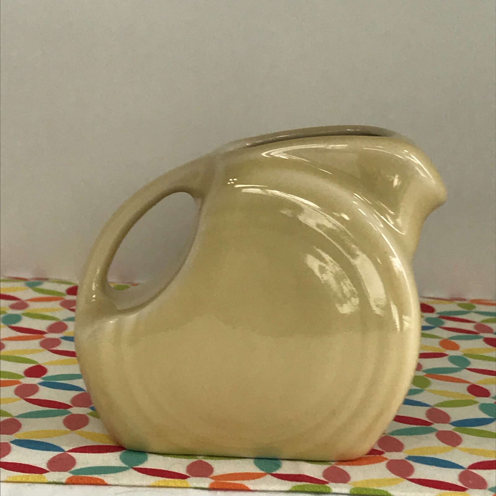 Fiestaware Ivory Mini Disc Pitcher Fiesta Small Creamer | eBay