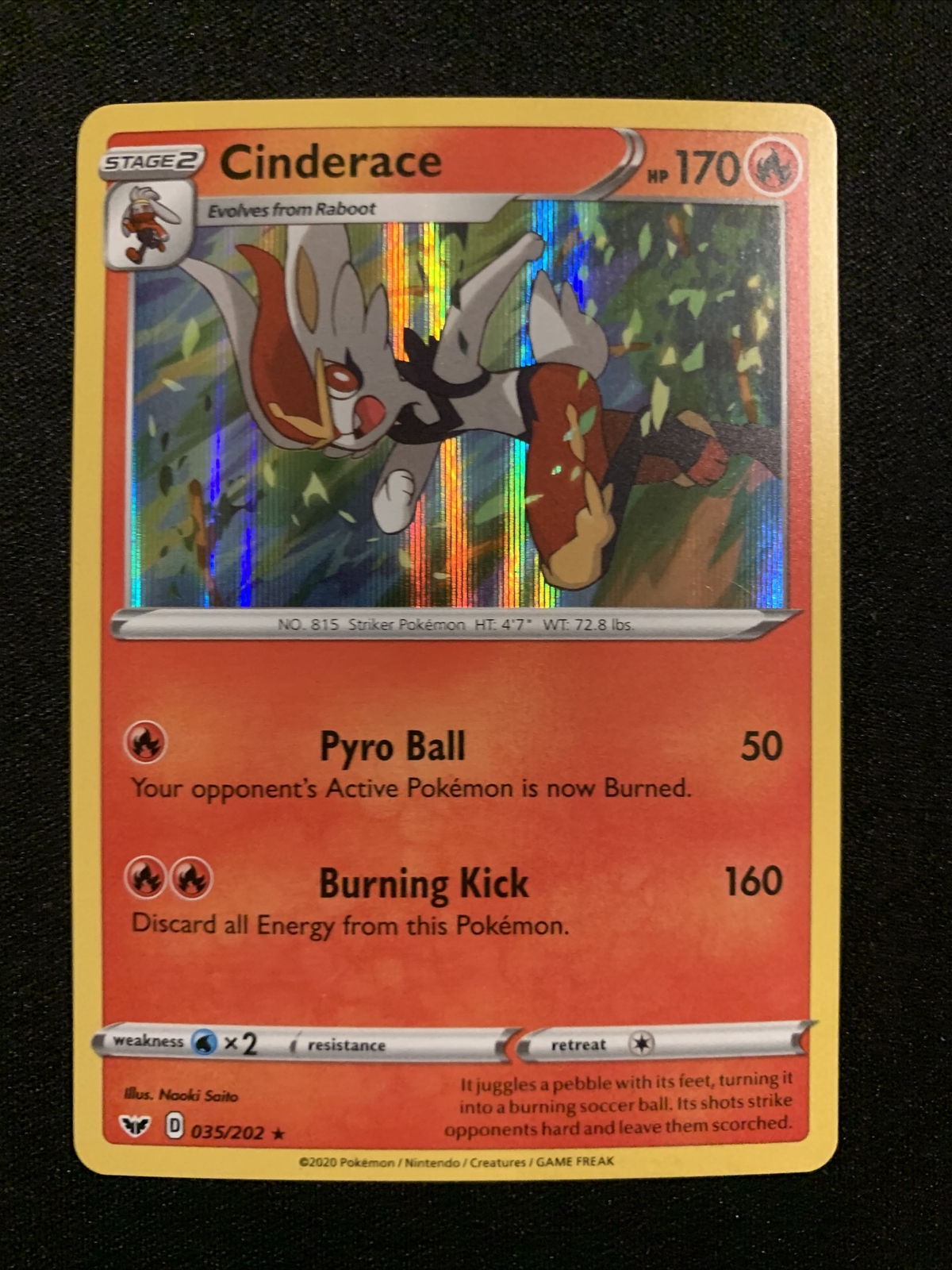 Pokemon 3 Card Set - Rillaboom, Inteleon & Cinderace Holo Rare Pokémon ...