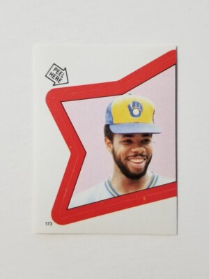 CECIL COOPER 1983 TOPPS BASEBALL STICKER #173 MILWAUKEE BREWERS | eBay