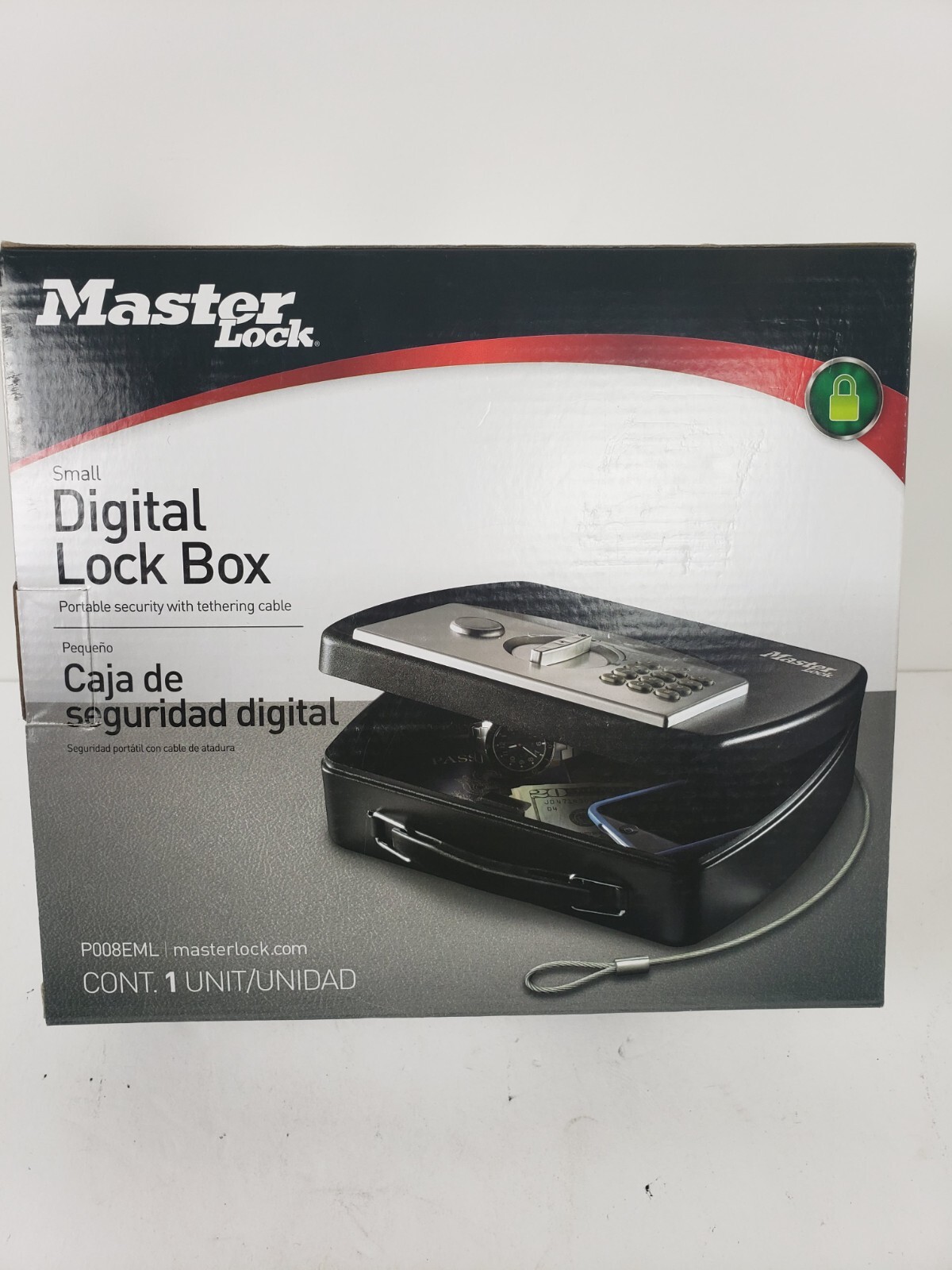 NEW Master Lock Electronic/Keypad Digital Residential Floor Safe Lock ...