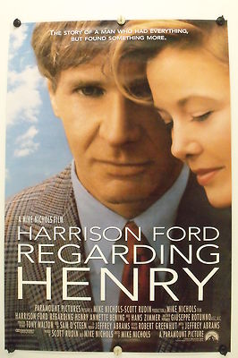 REGARDING HENRY - Harrison Ford - Original Movie Poster - 1991 Rolled ...