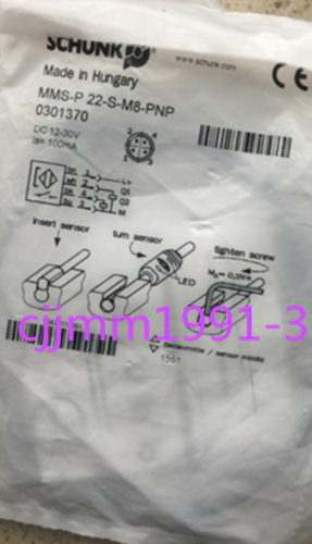 1PC NEW For SCHUNK MMS-P22-S-M8-PNP 0301370 Proximity Sensor | eBay