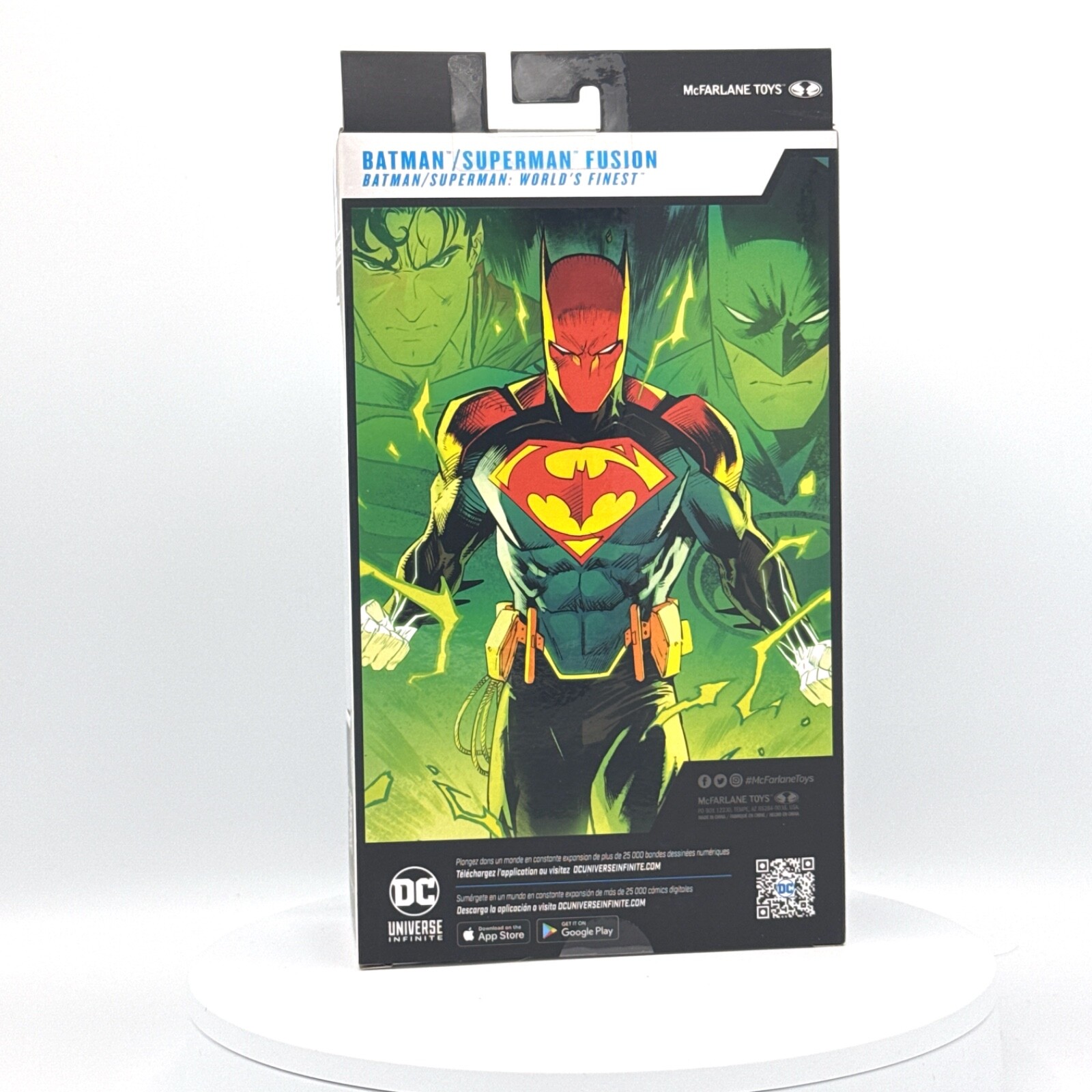 BATMAN SUPERMAN FUSION Platinum Chase McFarlane DC Multiverse 7' Figure