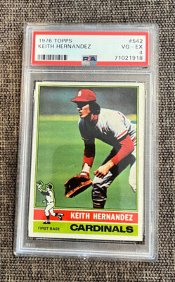1976 Topps Keith Hernandez #542 PSA 4 | eBay