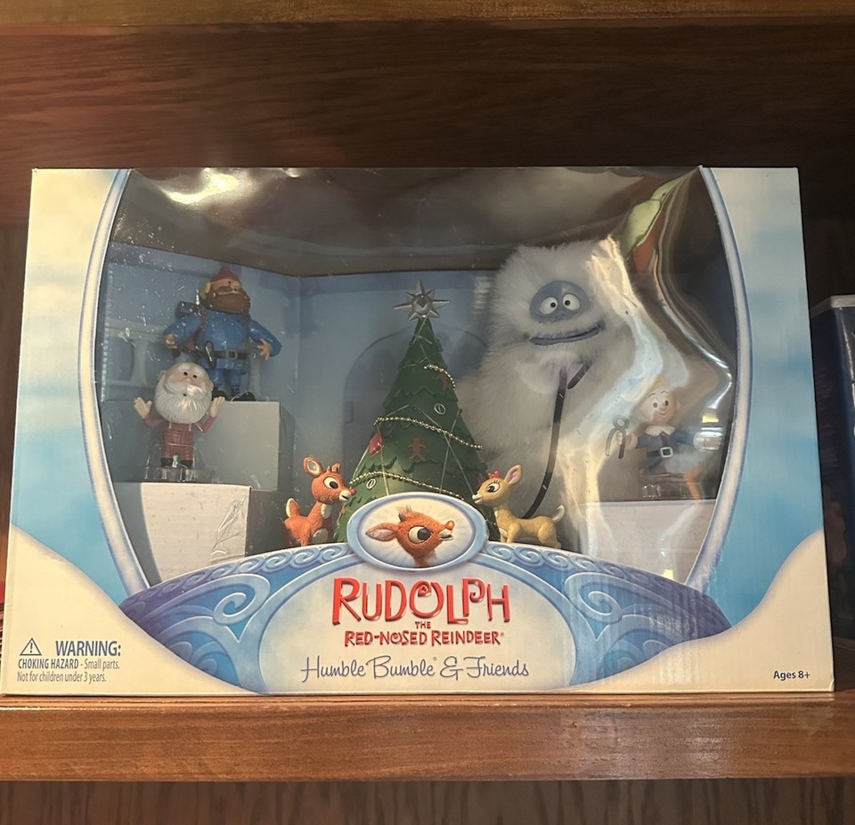 Rudolf The Red Nosed Reindeer Humble Bumble & Friends Toy Set - Never ...
