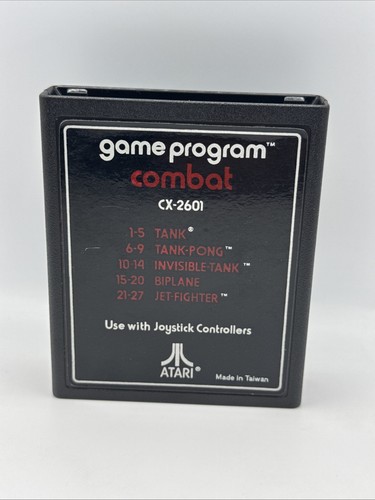 COMBAT TANK PONG Atari 2600 1978 Cartridge Only Fast Free Shipping | eBay