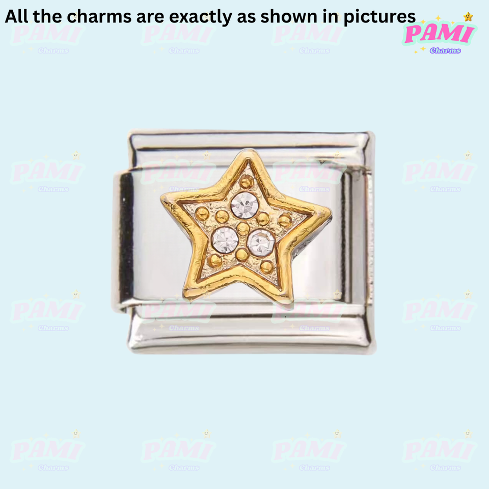 Italian Charm Gorgeous SUN, MOON STAR Fits All Major Brands charm ...
