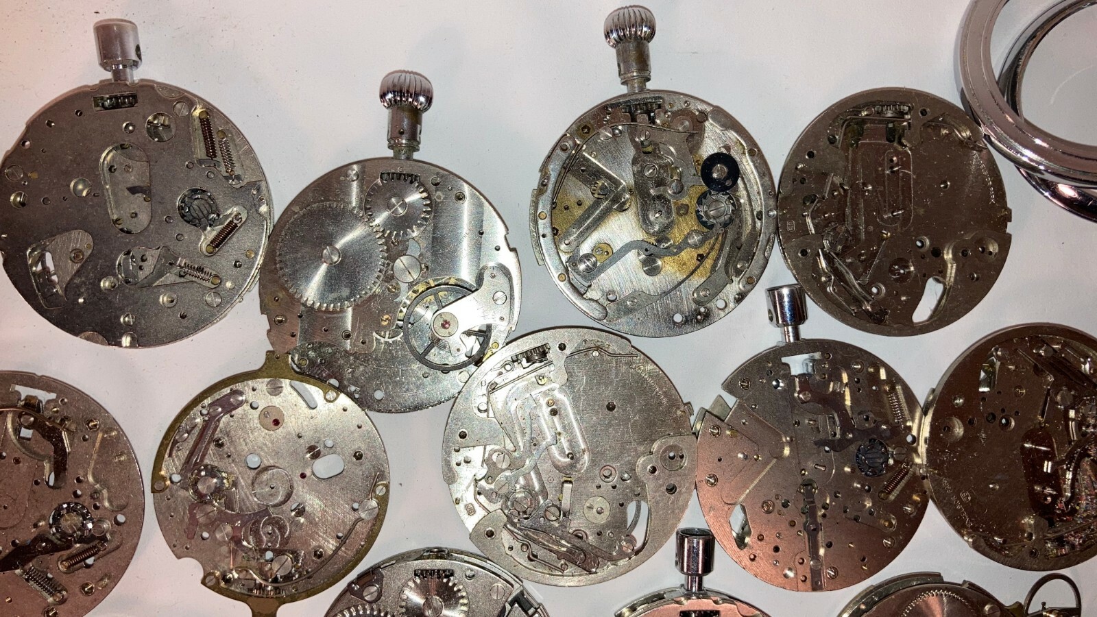 Lot Of Vintage Stopwatch Parts | eBay