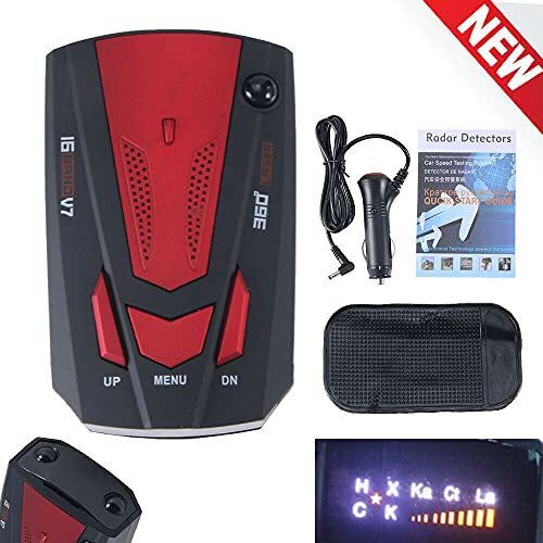 Car Radar Detector, Laser Detectors, 360° GPS Speed Police Safe 16 ...