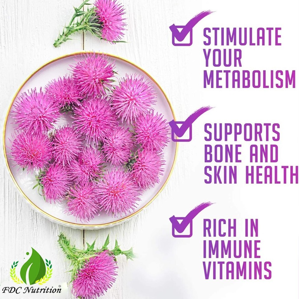 ORGANIC MILK THISTLE EXTRACT POWDER Antioxidants Silymarin for Liver ...