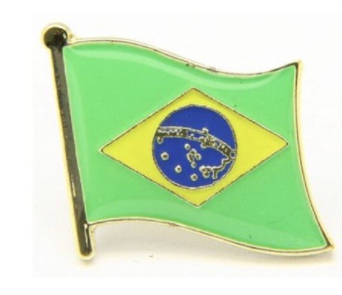 Brazil Brasil Flag Country Pin Lapel Tie Tack LDS Missionary Statesman ...