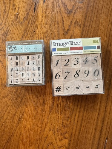 New In Package Letters & Numbers Rubber Stamps - Original Packaging | eBay