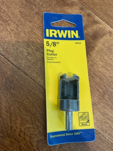 IRWIN 5/8" Plug Cutter 43910 FOR WOOD 24721439109 | eBay