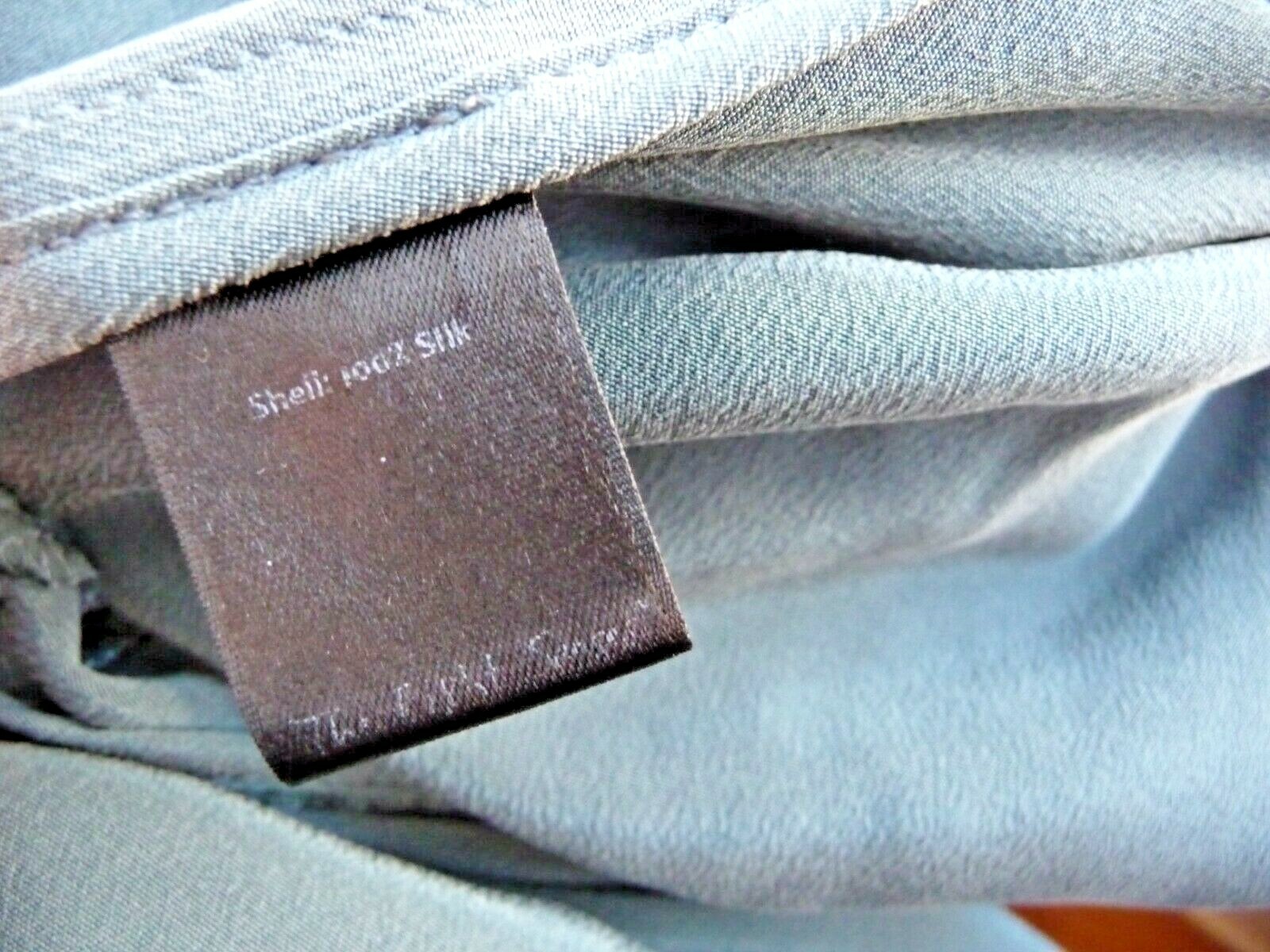 The Eight Senses Dress XL Front Panel 100% Silk Grey … - Gem