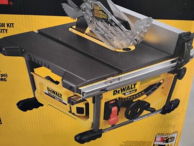 DeWALT DCS7485T1 60V FLEXVOLT 8-1/4-Inch Adjustable Table Saw Kit ...