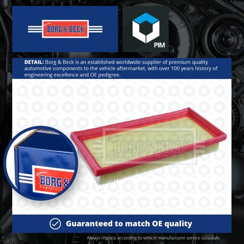 Air Filter BFA2435 Borg & Beck 1500A399 1500A617 178010Y070 178010Y040 ...