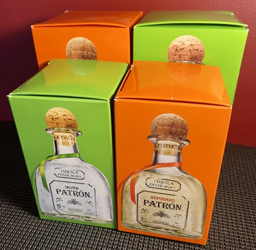 Patron Empty Glass Bottles Lot In Box 4 Ct. 750ml | eBay
