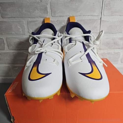 Nike Alpha Menace Pro 3 Team-Issued LSU Football Cleats DH3358 101 Men ...