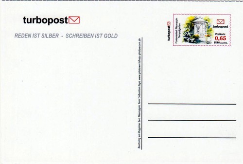 Deutsche Privatpost - Turbo Post - Postkarten-Kalender 2023, postfrisch ...