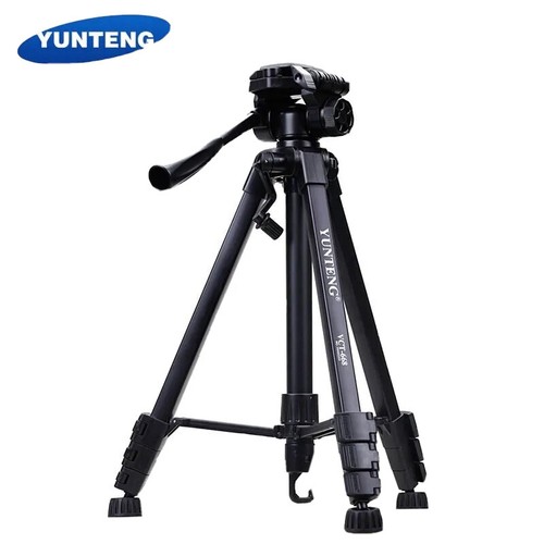 Yunteng VCT 668 Video Camera Tripod HQ Aluminum Alloy Telescoping Legs ...