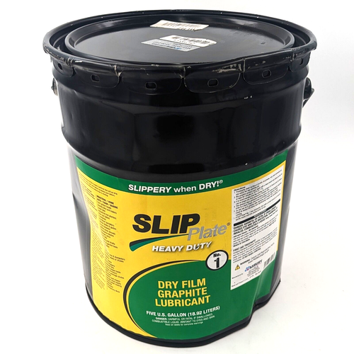 Slip Plate SLIP1-5GB Dry Film Graphite Lubricant, Heavy Duty No. 1, 5 ...