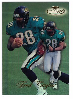 1998 TOPPS GOLD LABEL FRED TAYLOR ROOKIE CARD #17 **NM-MT ...