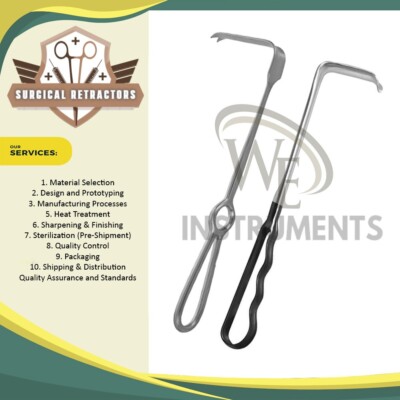Richardson Retractor and Obwegeser Ramus Retractor, Premium German ...