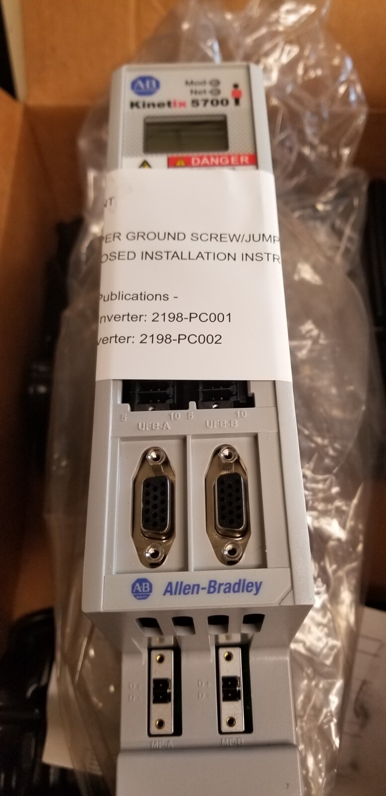 Allen Bradley 2198-D006-ERS3 /A Kinetix 5700 Dual Axis Inverter Servo ...