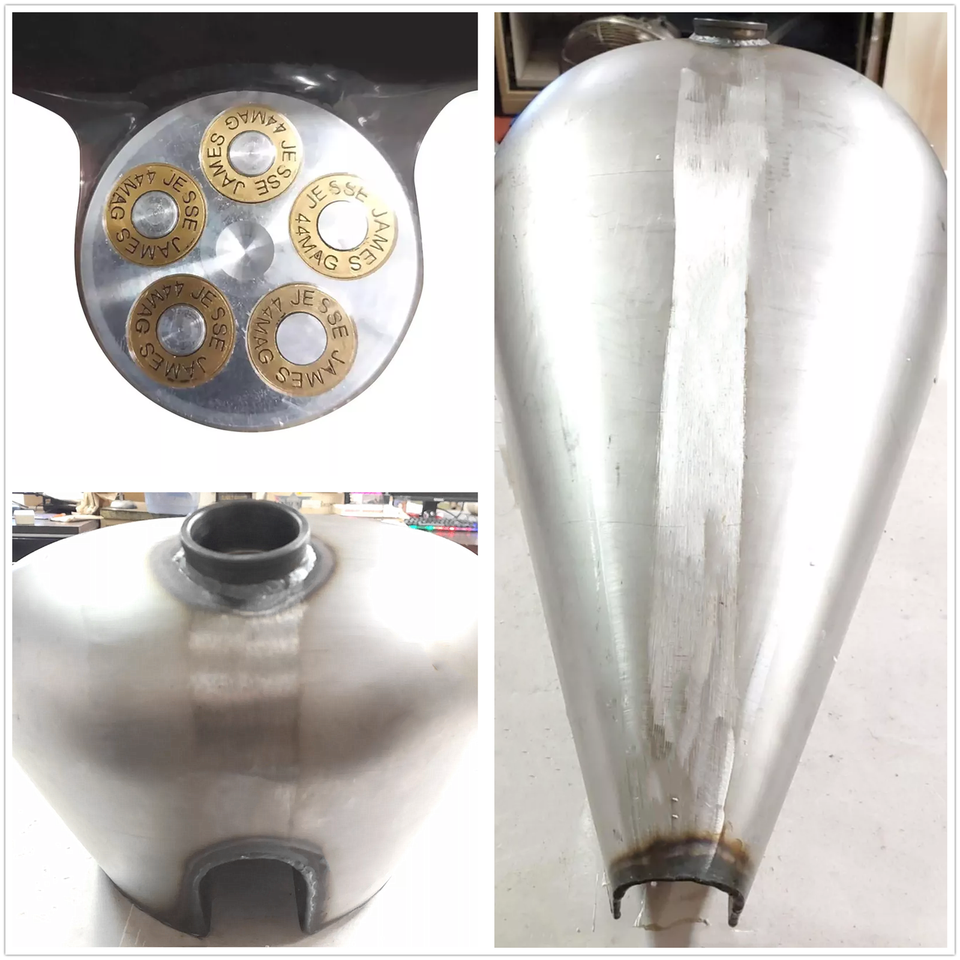 3.5Gal.West Coast Custom Stretched Fuel Gas Tank w/ Cap Fit For Harley ...