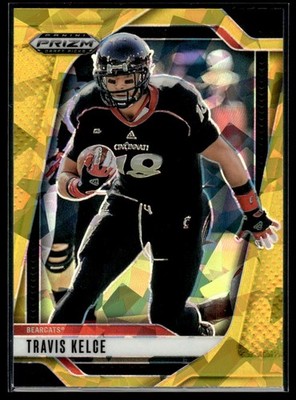 2025 Panini Prizm Draft Picks Gold Ice Travis Kelce #173 | eBay