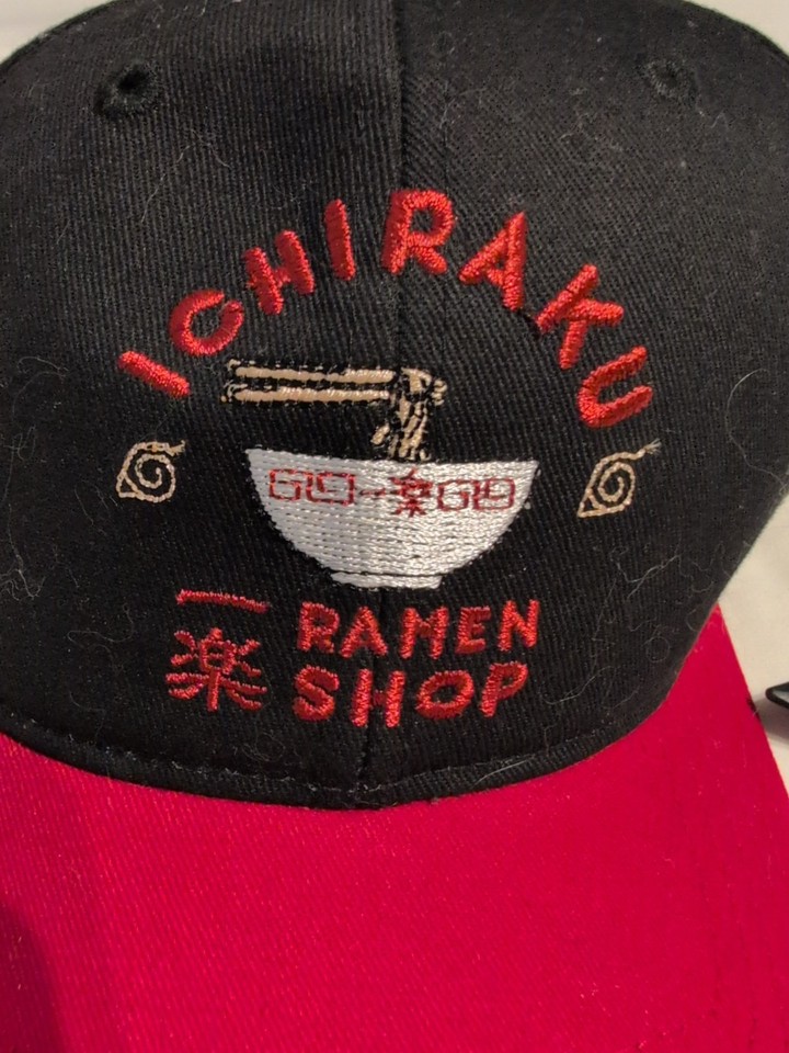 Naruto Ichiraku It's Ramen Shop Baseball Hat NWT & Toy Blade Of Charak ...