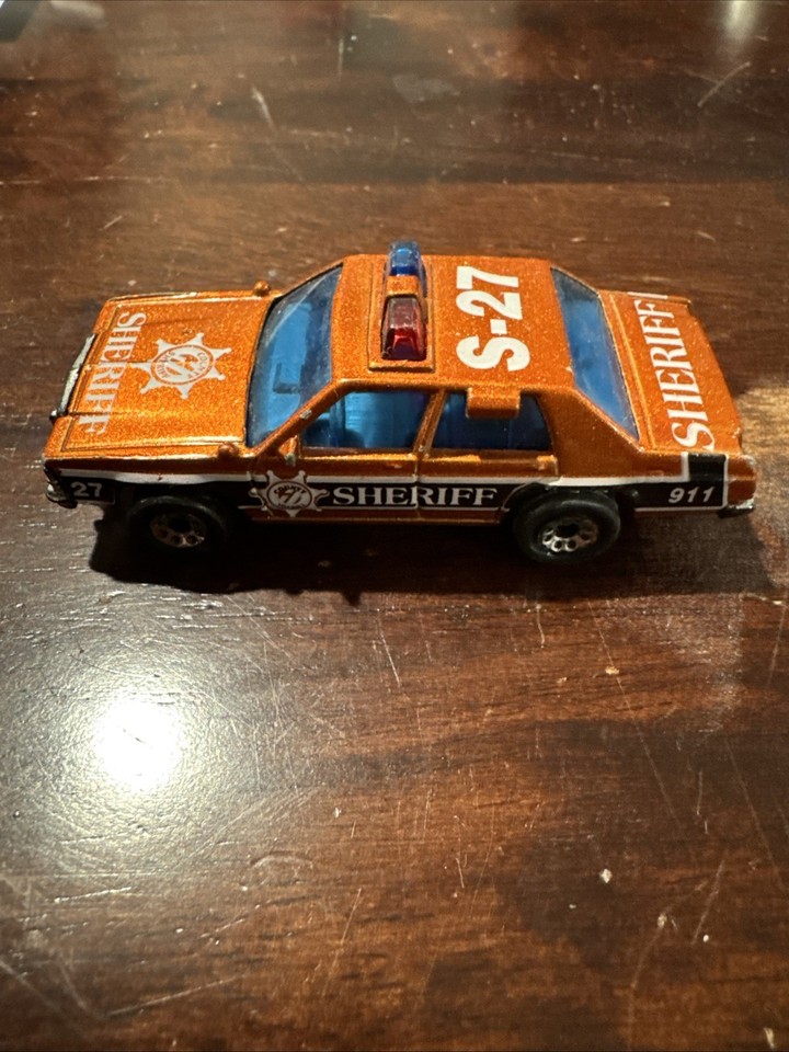 1987 Matchbox SUPERFAST Ford LTD S-27 Sheriff Police Car Copper ...