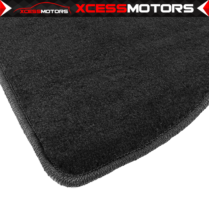 Fits 02-06 Mini Cooper Floor Mats Front & Rear Row 4PCS Black Nylon ...