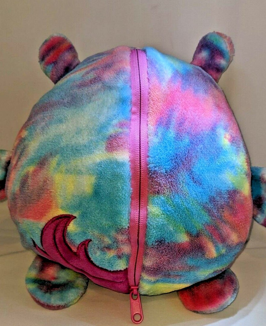 Huggle Pets Rainbow Unicorn Plush and Hoodie Purple Faux Fur | eBay