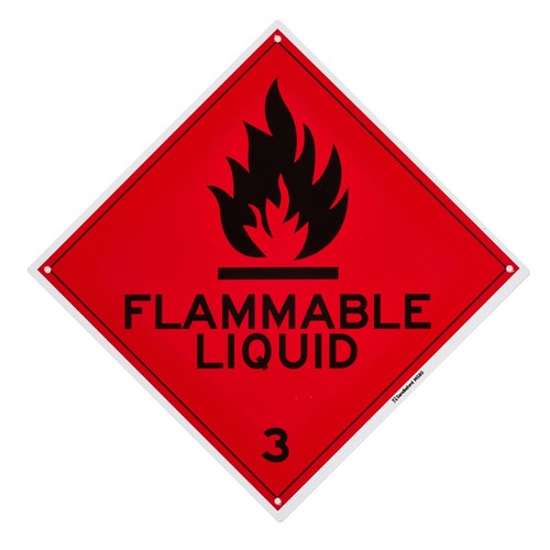 Sandleford 270 x 270mm Flammable Liquids' Plastic Sign | eBay