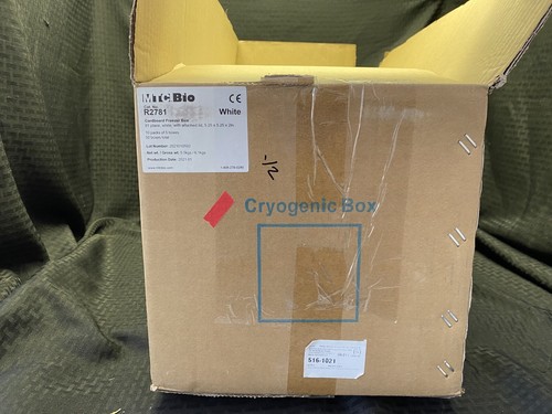 (50) MTC BIO 5.25”x5.25”x2" Hinged Cardboard Frezzer Box 81 Place ...