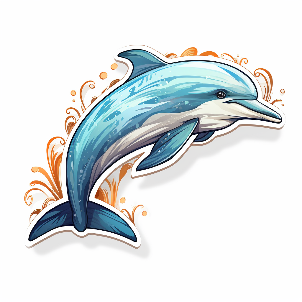 Autoaufkleber Sticker Niedlicher Delfin Aufkleber | eBay