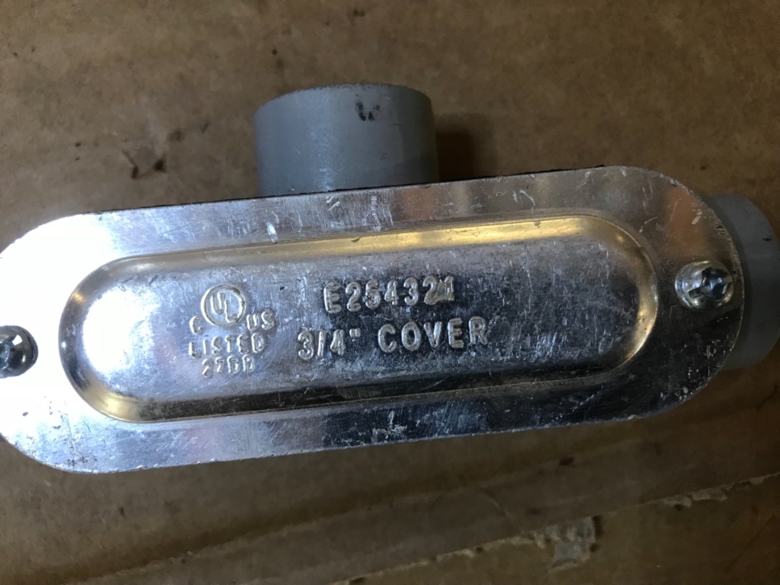 (Lot of 2) Fuzhou E254321 3/4" Conduit Body with Cover T Style | eBay