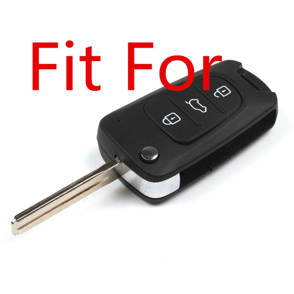 Red Fob Key Cover Flip Keyless for Sportage Optima Rio Soul RKE-4F03 or ...