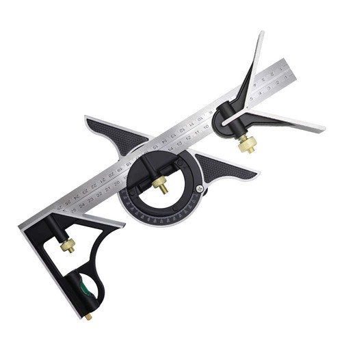 Combination Square - 12' Stainless Steel Multi-Function Carpentry ...