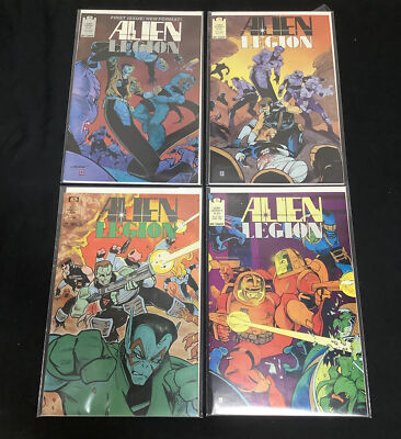 Alien Legion (Vol.2) #1-4 Comic Lot, Epic Comics, Chuck Dixon Archie ...
