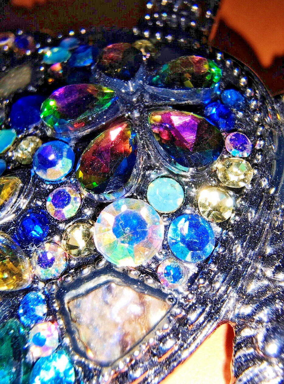 Sea Turtle, Crystal Embellished, multi color Rhinesto… - Gem