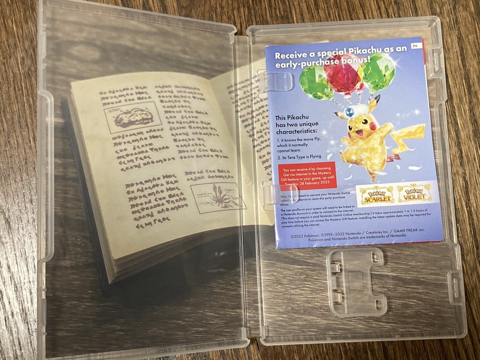 Pokemon Violet Replacement Case For Nintendo Switch 45496598969| eBay