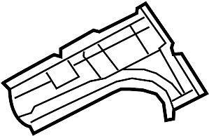 Nissan/INFINITI 76390-1LA0A Roof Side Rail (Right, Rear) | eBay