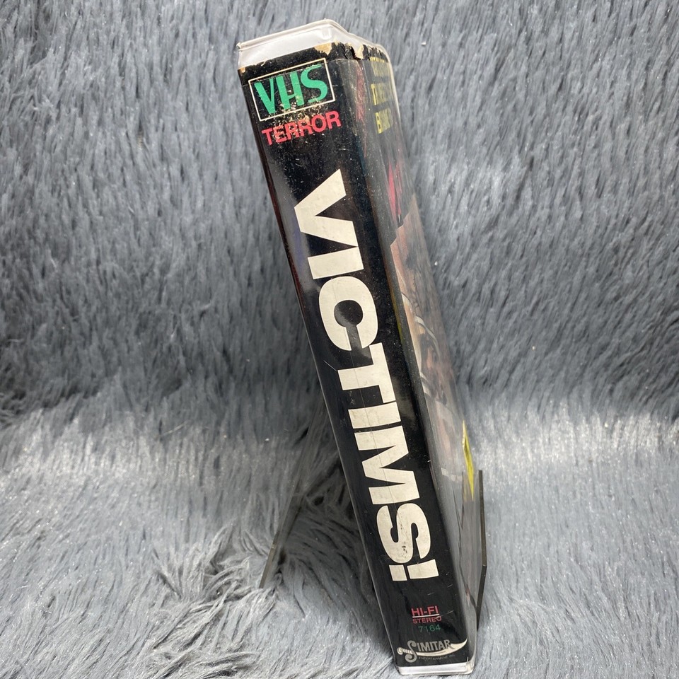 Victims! VHS Tape 1985 Simitar Entertainment Horror Slasher Clamshell ...